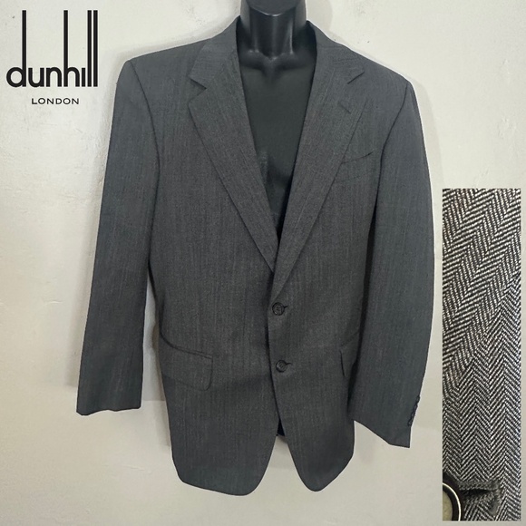 Dunhill | Suits & Blazers | Dunhill Herringbone Blazer Eu 5r Us 40r ...